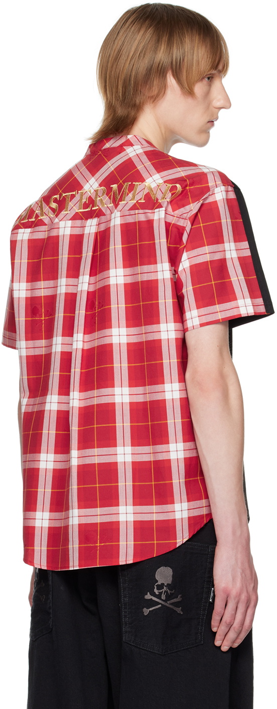 MASTERMIND WORLD Red 2 Color T-Shirt MASTERMIND WORLD
