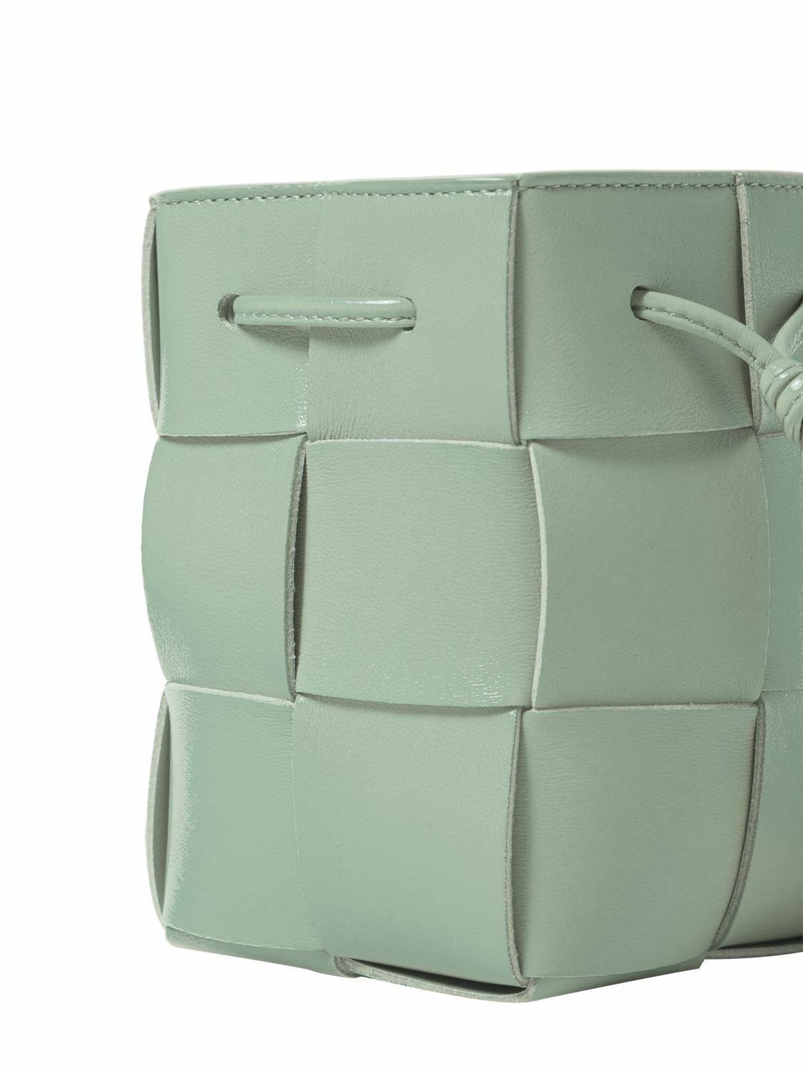 BOTTEGA VENETA - Mini Intreccio Leather Bucket Bag Bottega Veneta
