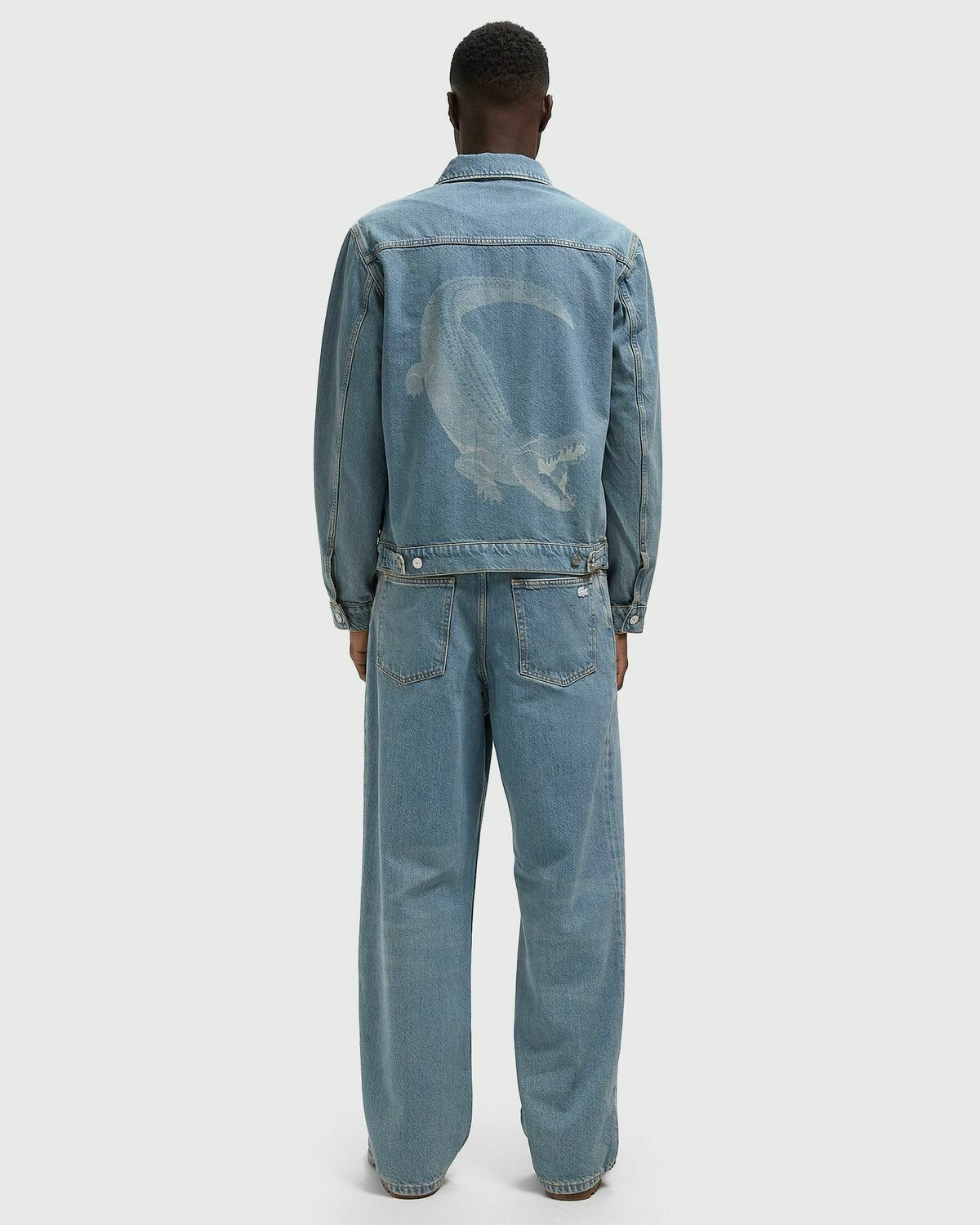 Lacoste DENIM JACKET Blue Men Lacoste