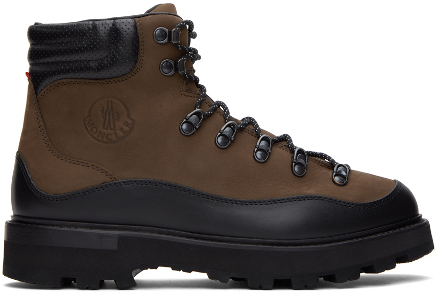 Moncler Brown & Black Peka Trek Hiking Boots Moncler