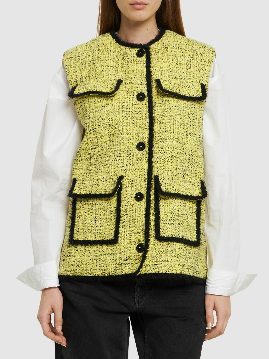 MSGM - Cotton Vest W/pockets MSGM