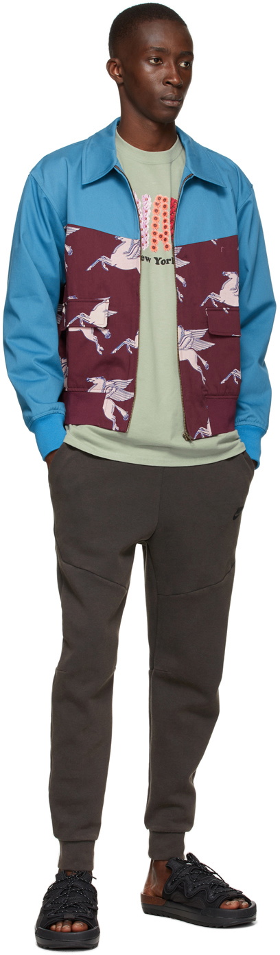 Awake NY Blue & Burgundy Pegasus Jacket Awake NY