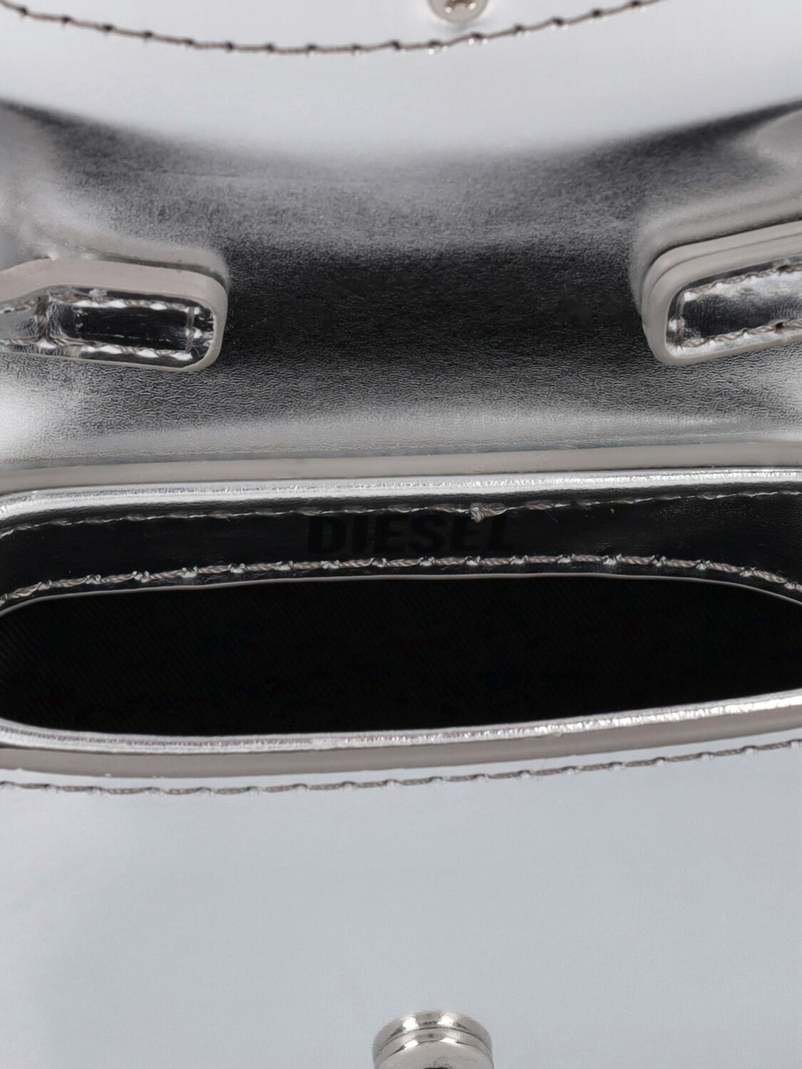 DIESEL - Xxs 1dr Metallic Leather Key Holder Diesel