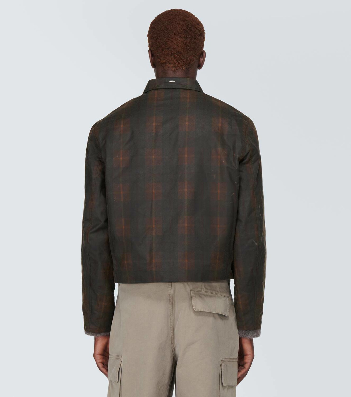 Our Legacy Checked coated cotton jacket Our Legacy