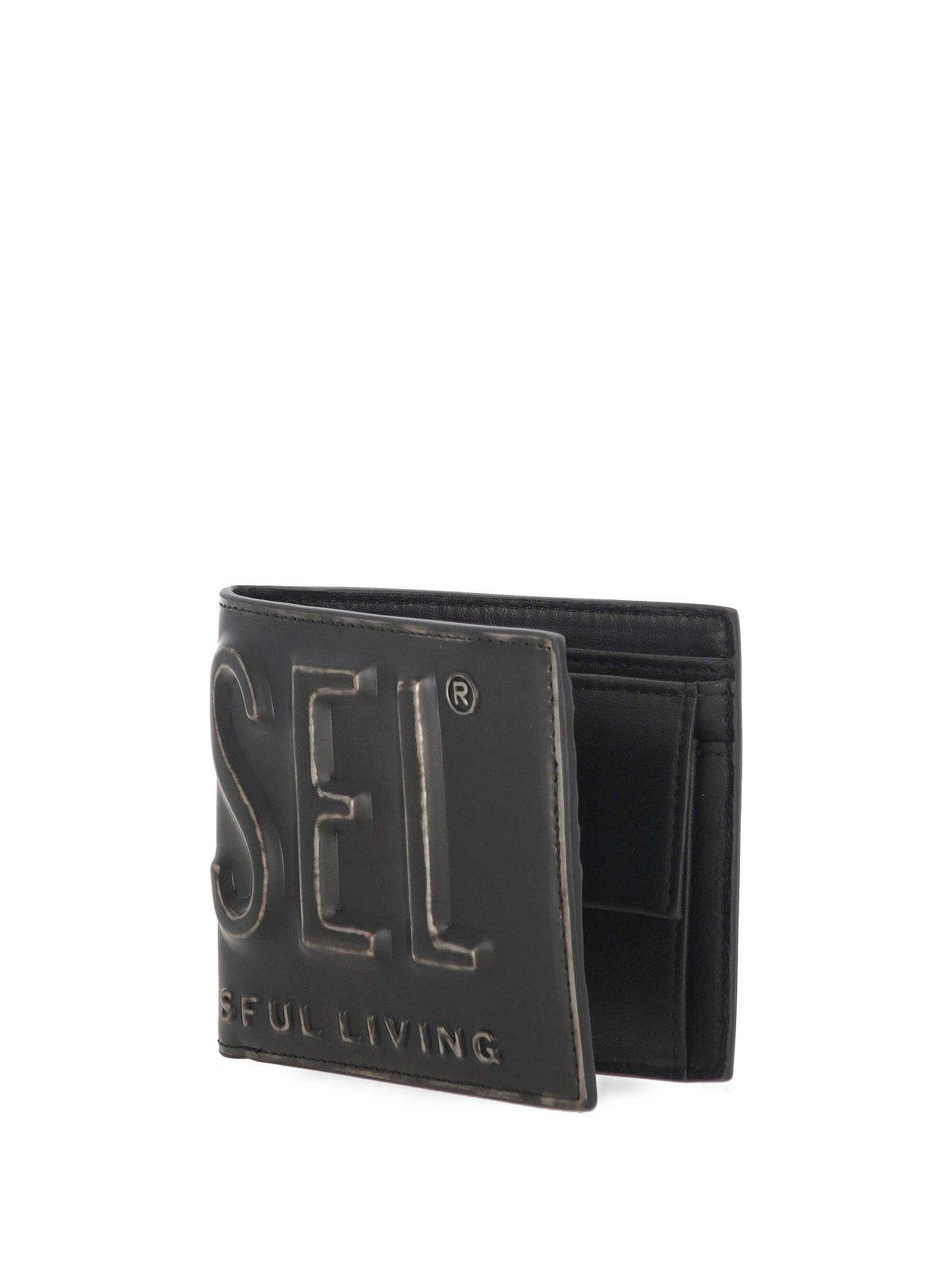 Diesel Embossed Logo Bifold Wallet Diesel