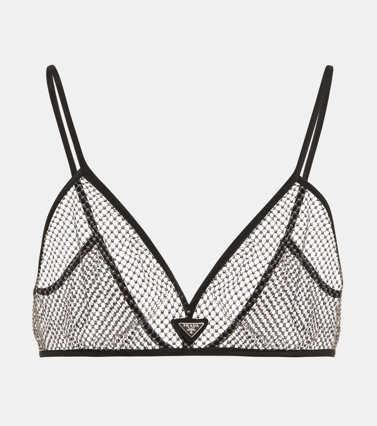 Prada Logo embellished bralette Prada