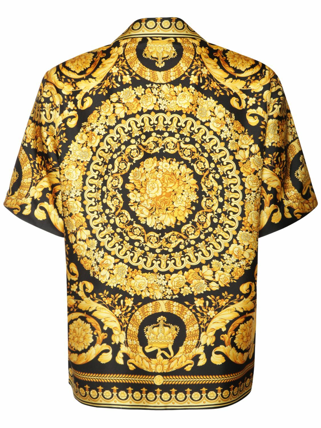 VERSACE - Barocco Print Silk Shirt Versace