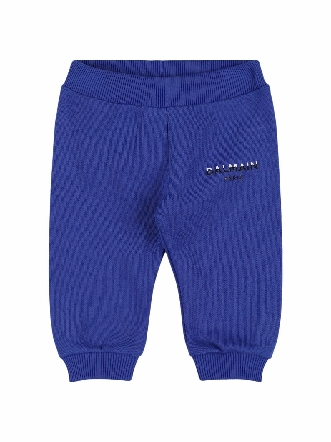 BALMAIN Cotton Sweatpants with Logo Balmain