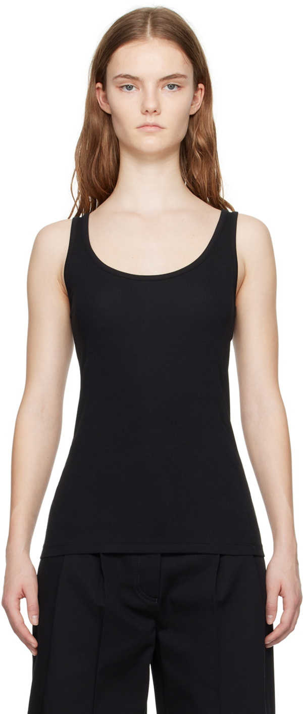 TOTEME Black Classic Tank Top Toteme