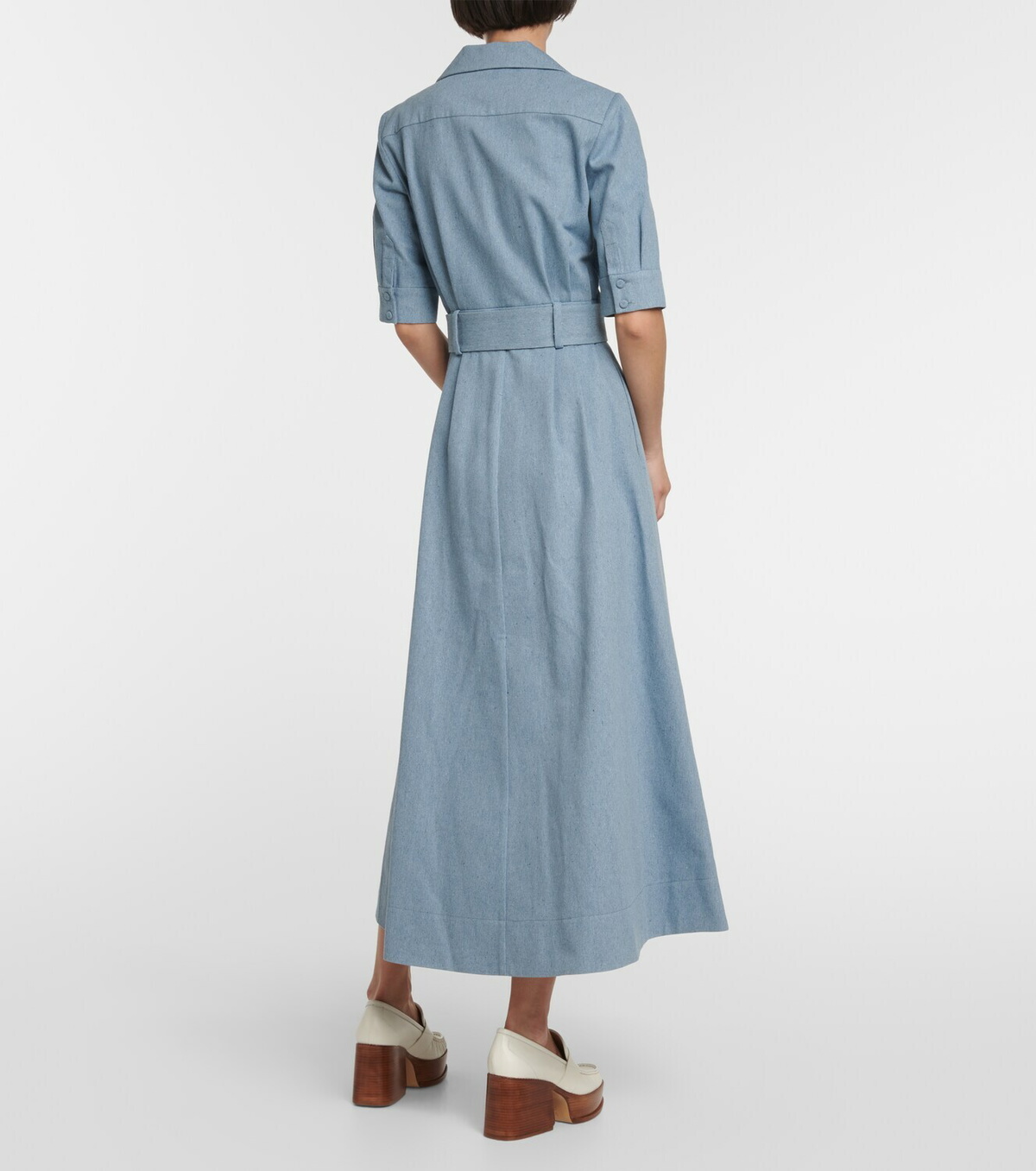 Gabriela Hearst Simone cotton midi dress Gabriela Hearst