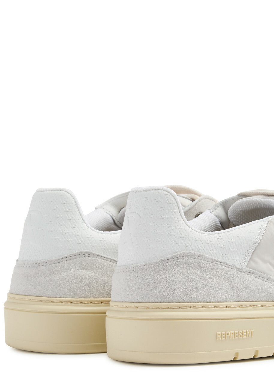 Represent Virtus Panelled Nylon Sneakers Cream Represent
