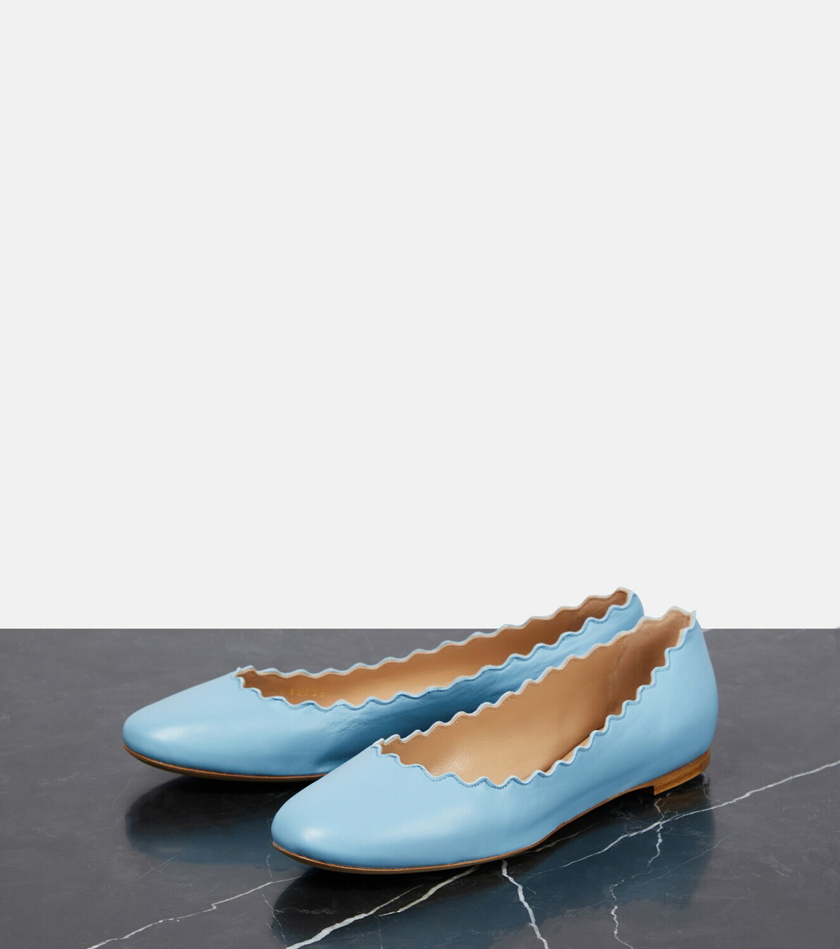 Chloé Lauren leather ballet flats Chloe