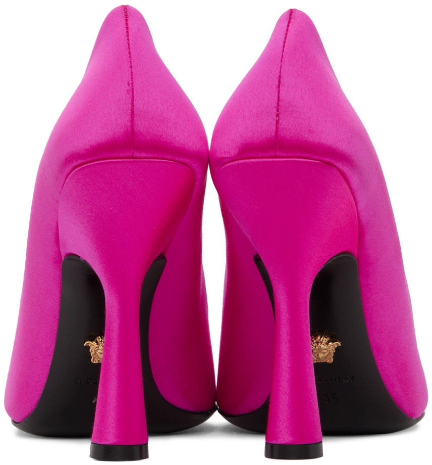 Versace Pink Medusa Heels Versace
