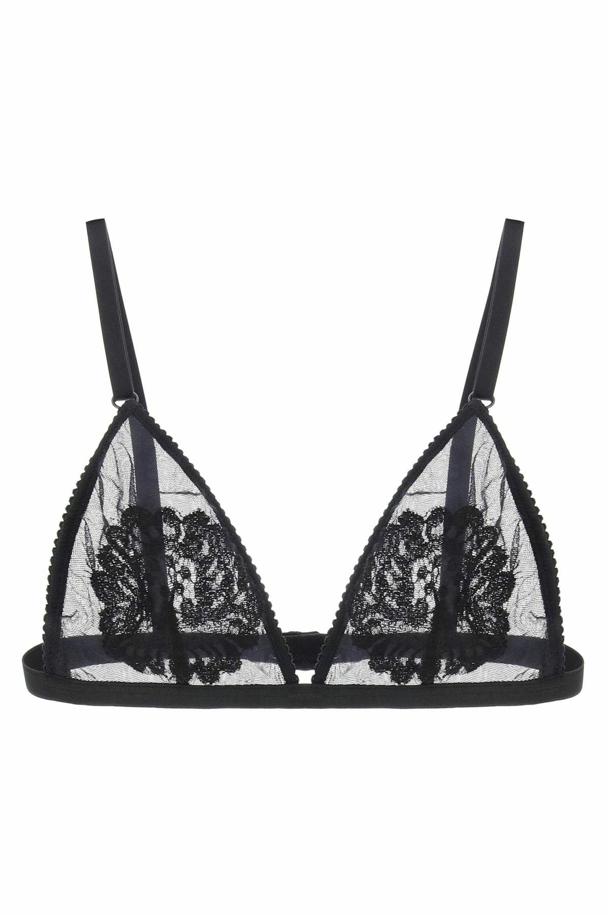 DOLCE & GABBANA soft cup triangle bra for women Black Dolce & Gabbana