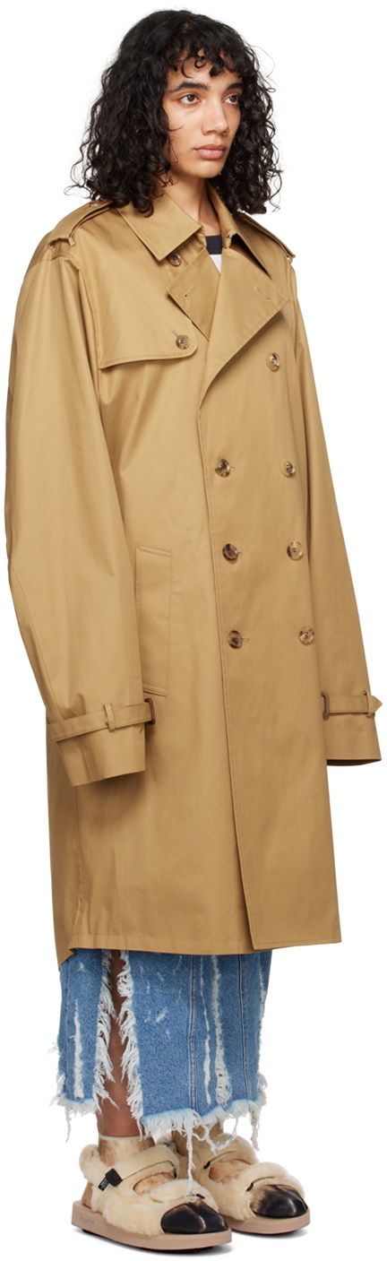 Doublet Tan Invisible Trench Coat Doublet