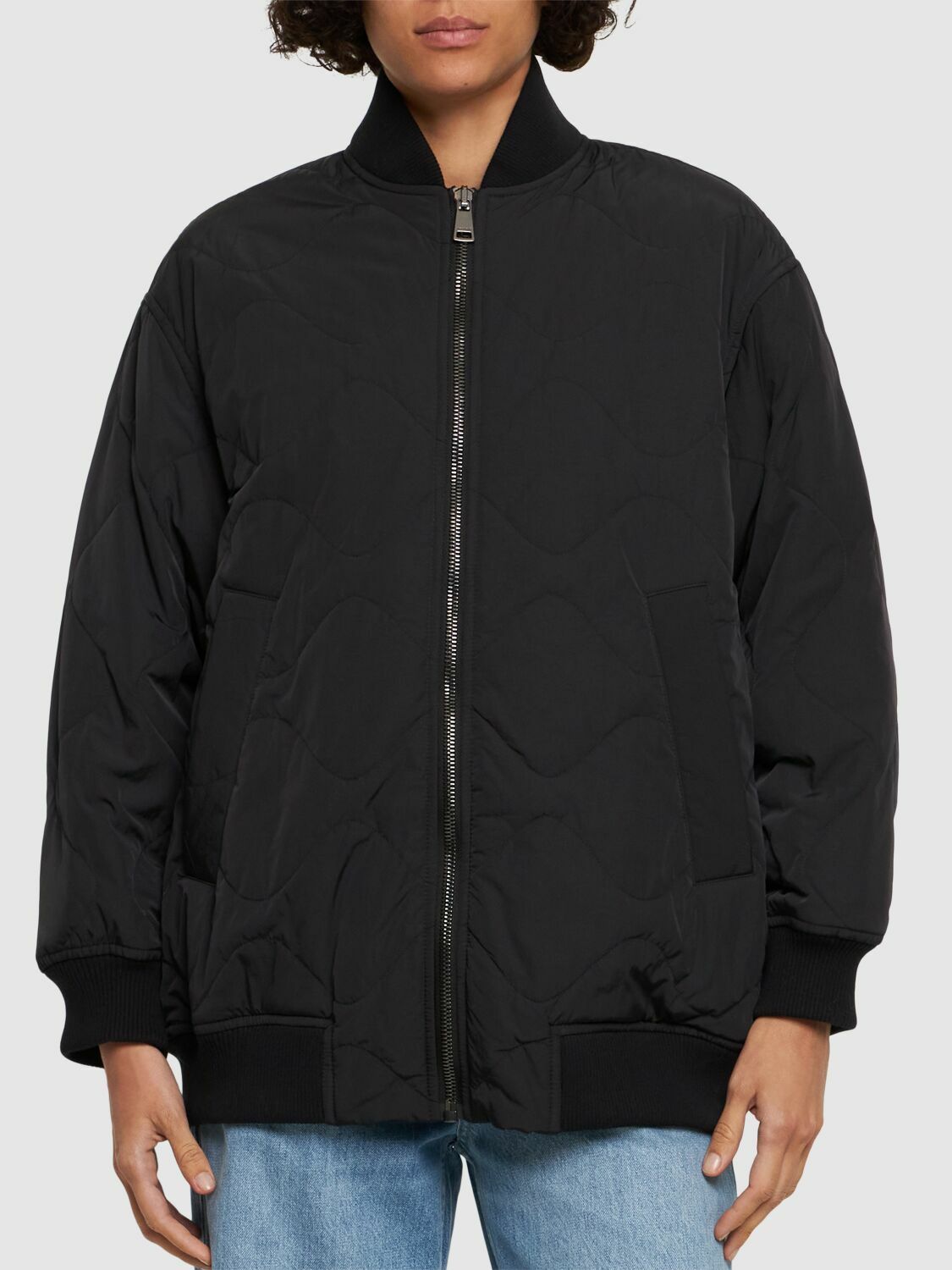 WEEKEND MAX MARA Norel Quilted Taffeta Bomber Jacket Weekend Max Mara