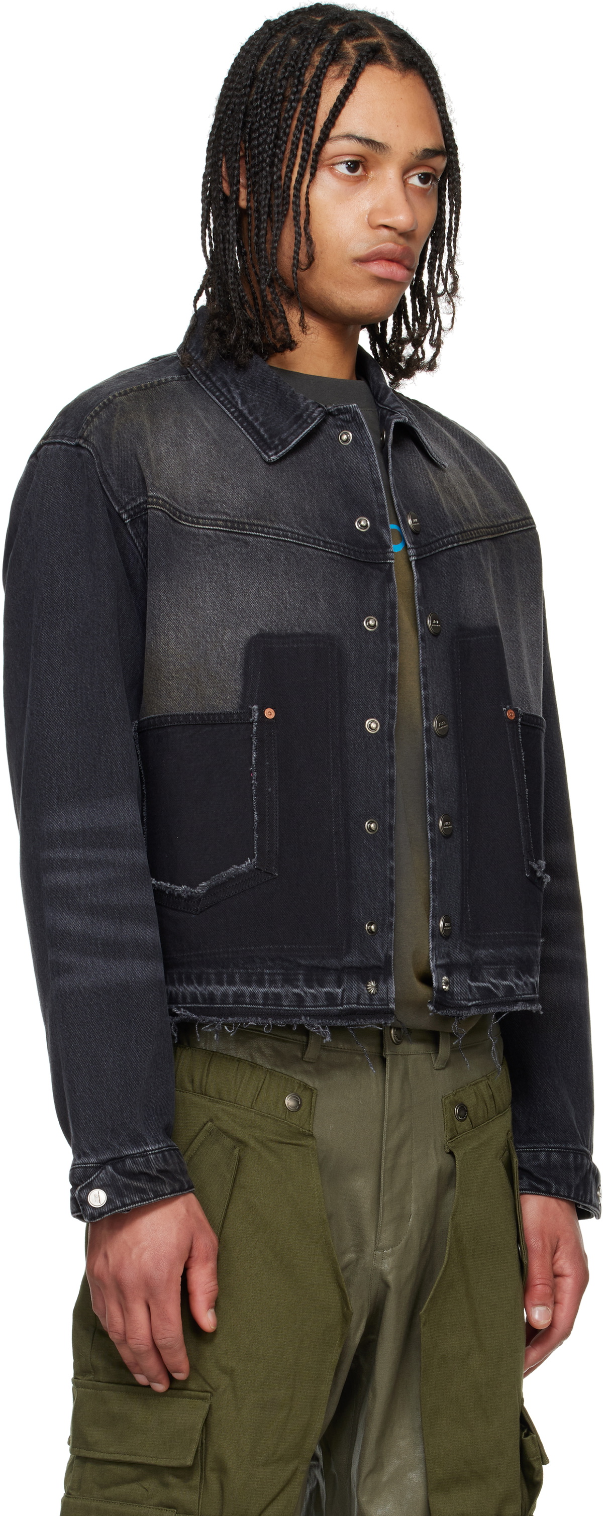 Andersson Bell Black Rodeo Motorcycle Denim Jacket Andersson Bell