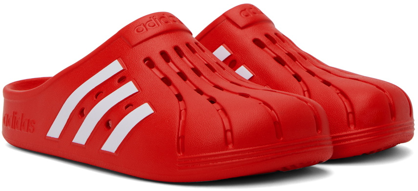 adidas Originals Red Adilette Clogs adidas Originals