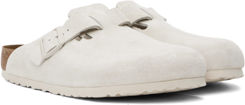 Birkenstock White Boston Clogs Birkenstock