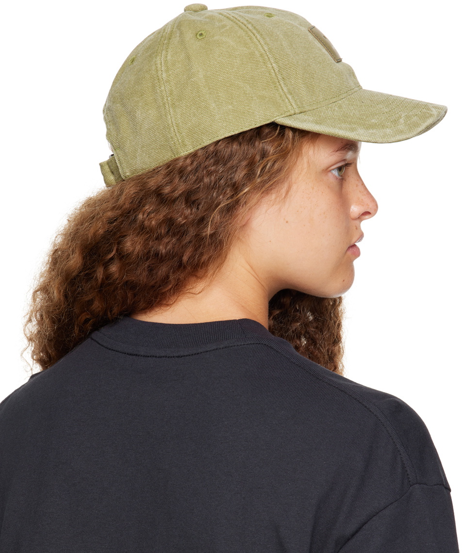 Acne Studios Khaki Logo Patch Cap Acne Studios