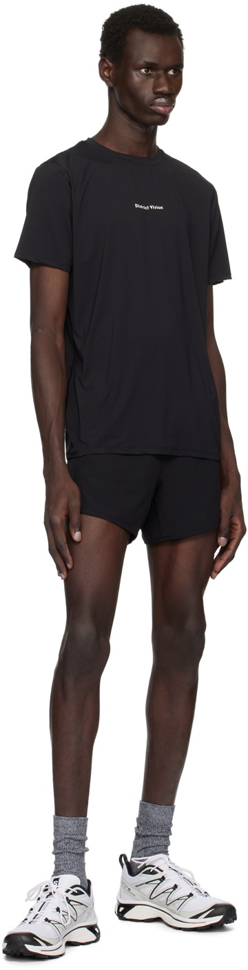 District Vision Black Ultralight Aloe Short Sleeve T-shirt District Vision