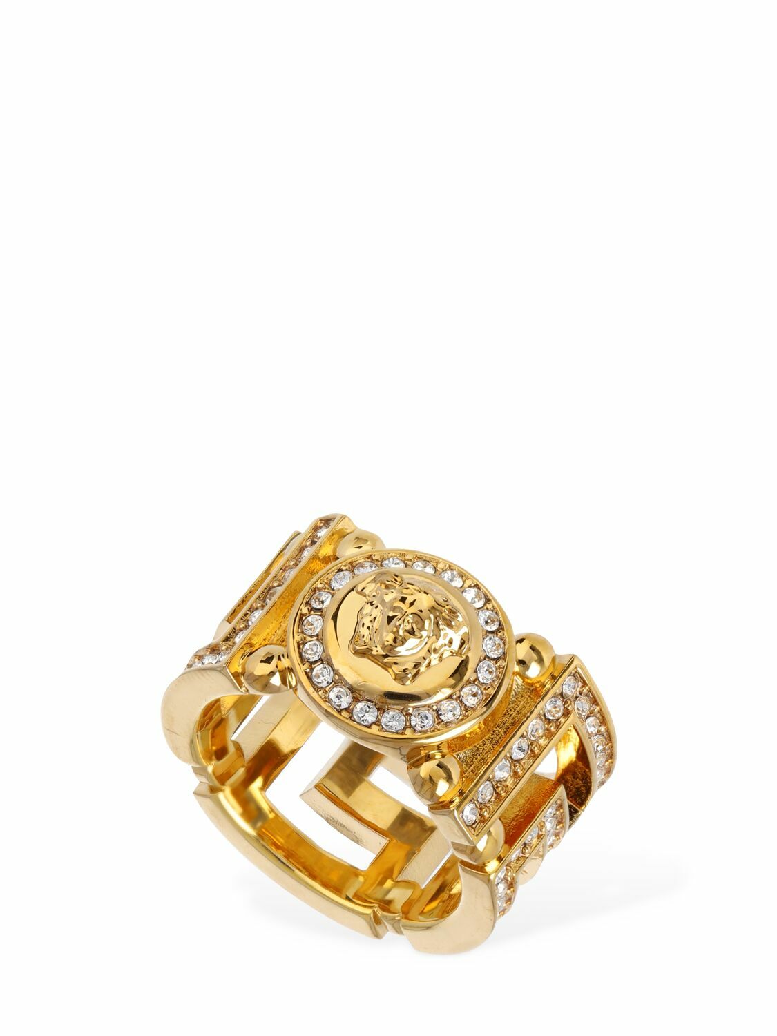 VERSACE - Medusa Crystal Ring Versace