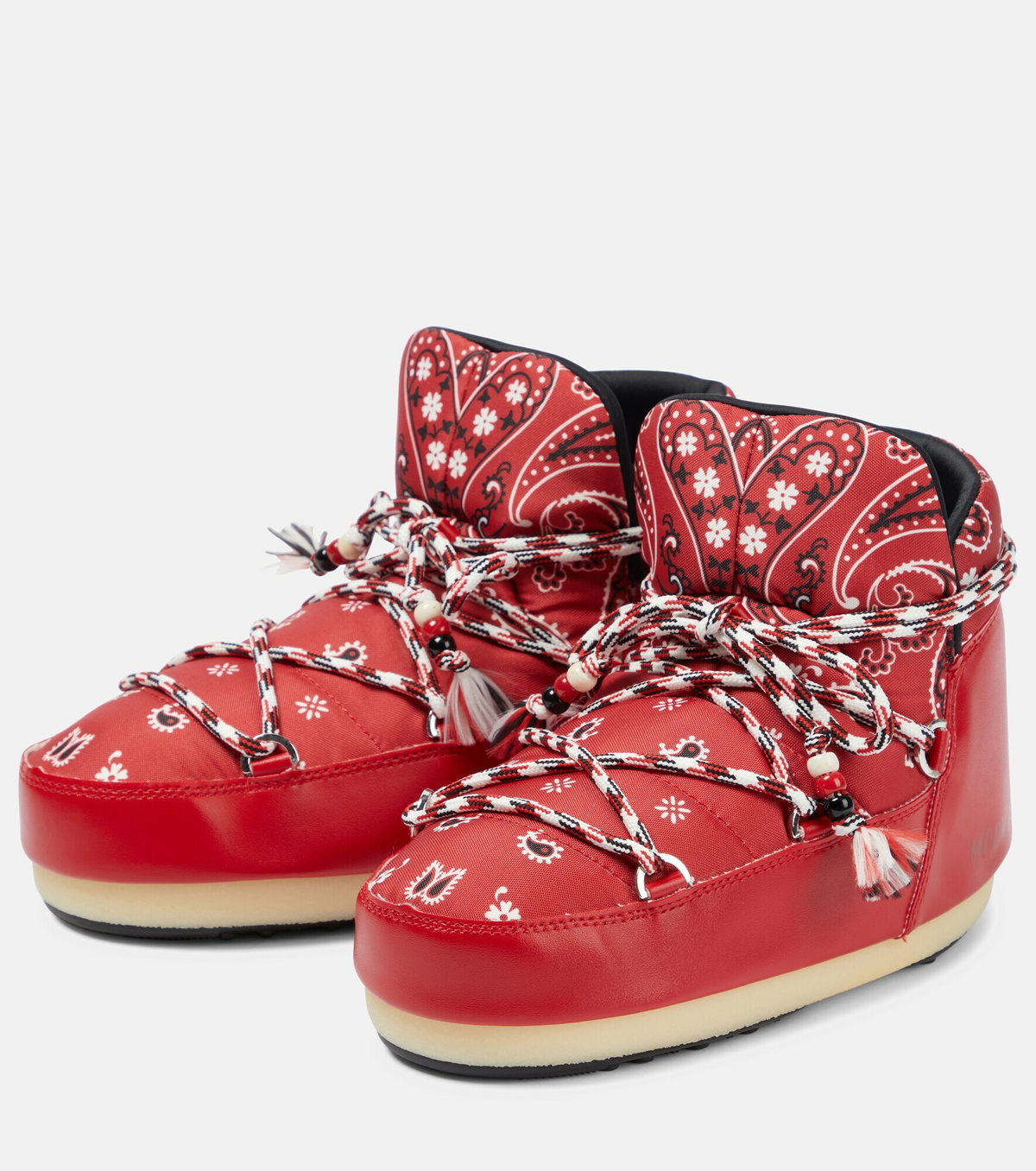 Alanui - Full Moon bandana-print boots Alanui