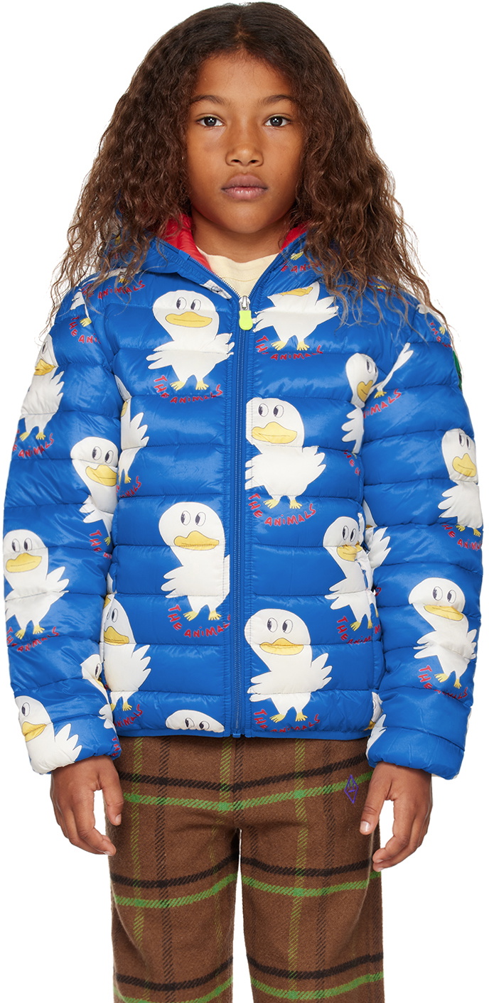 The Animals Observatory Kids Blue Save the Duck Edition Lobster Puffer ...