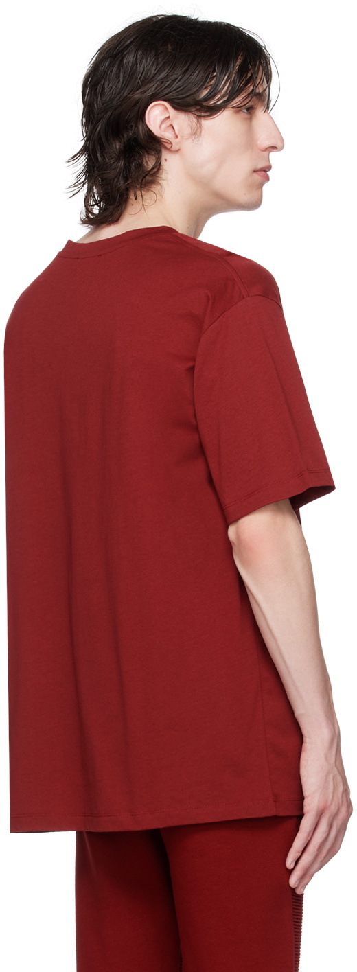 Balmain Red Printed T-Shirt Balmain