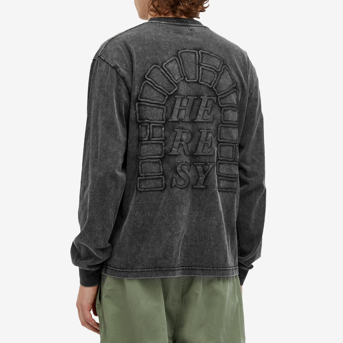 Heresy Men's Arch Logo Long Sleeve T-Shirt in Ash Heresy