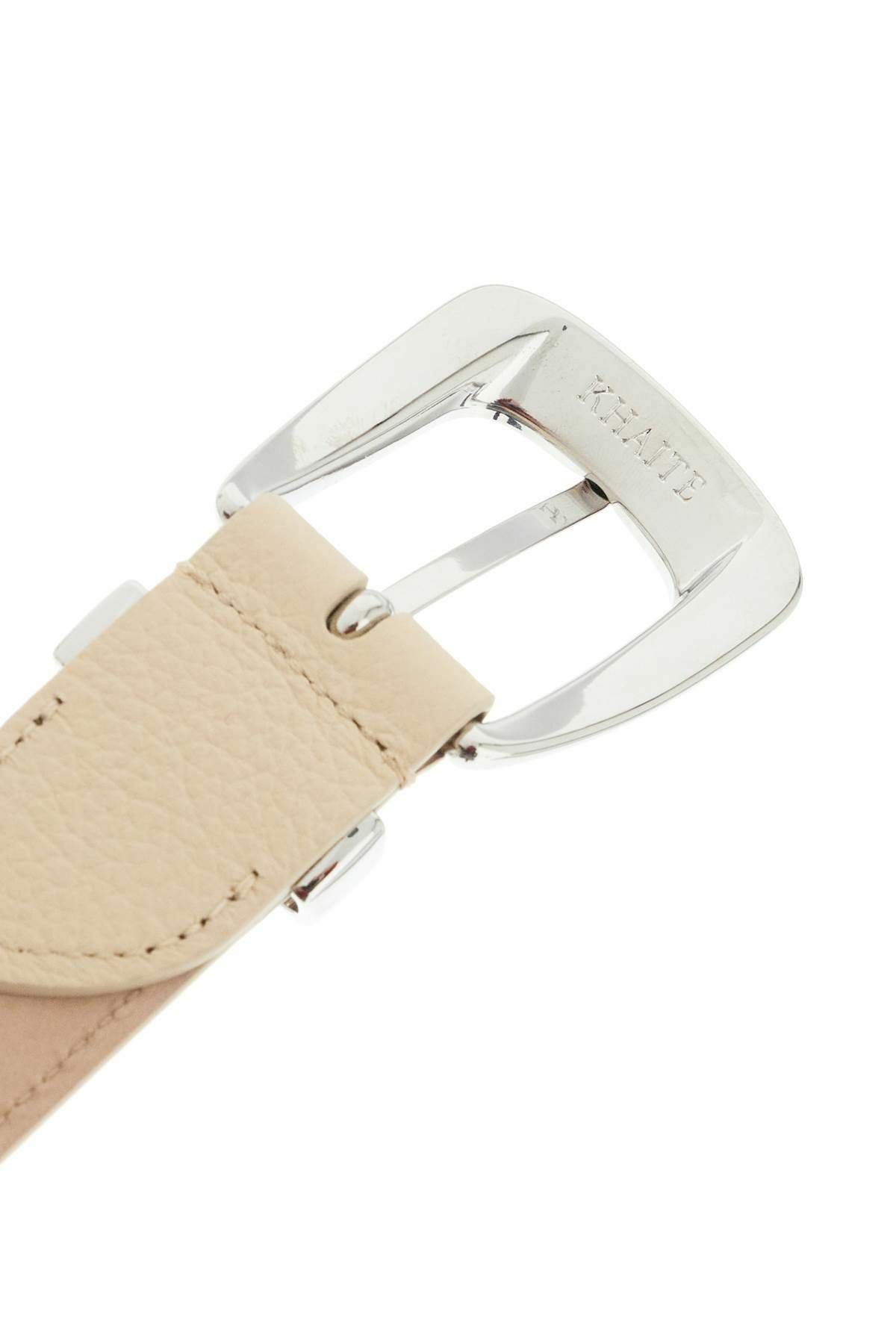 KHAITE benny studded belt with Neutro Khaite