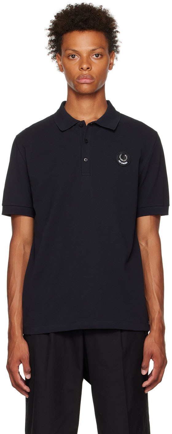 Raf Simons Black Fred Perry Edition Polo Raf Simons