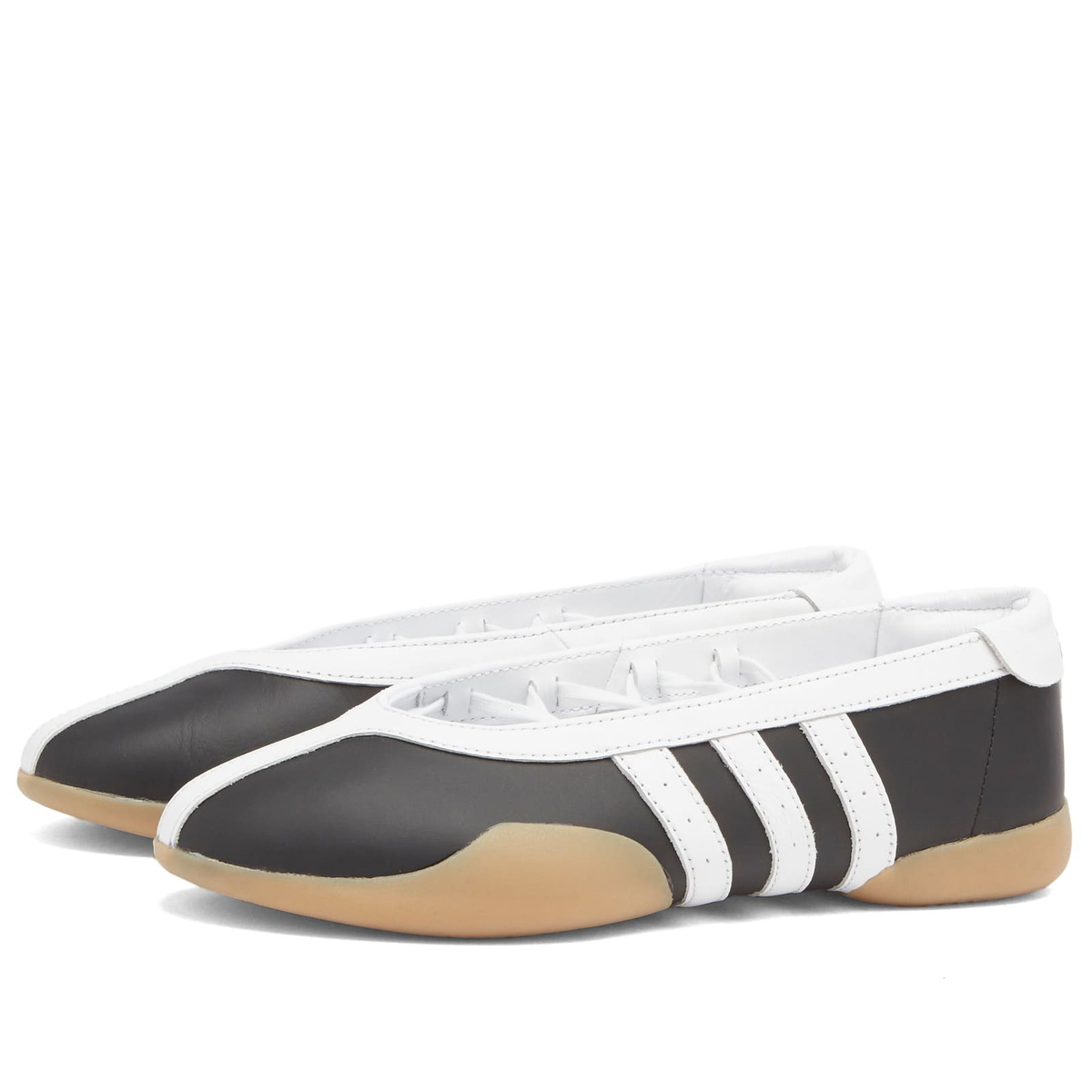 Adidas Women's W Taekwondo Mei Ballet Shoe in Core Black/White/Gum adidas