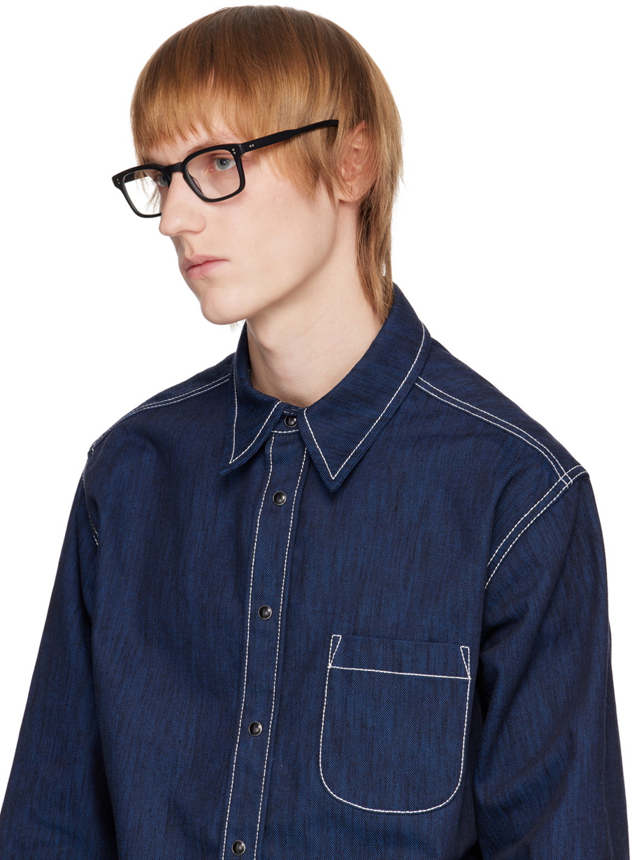 Garrett Leight Black Dimmick Glasses Garrett Leight
