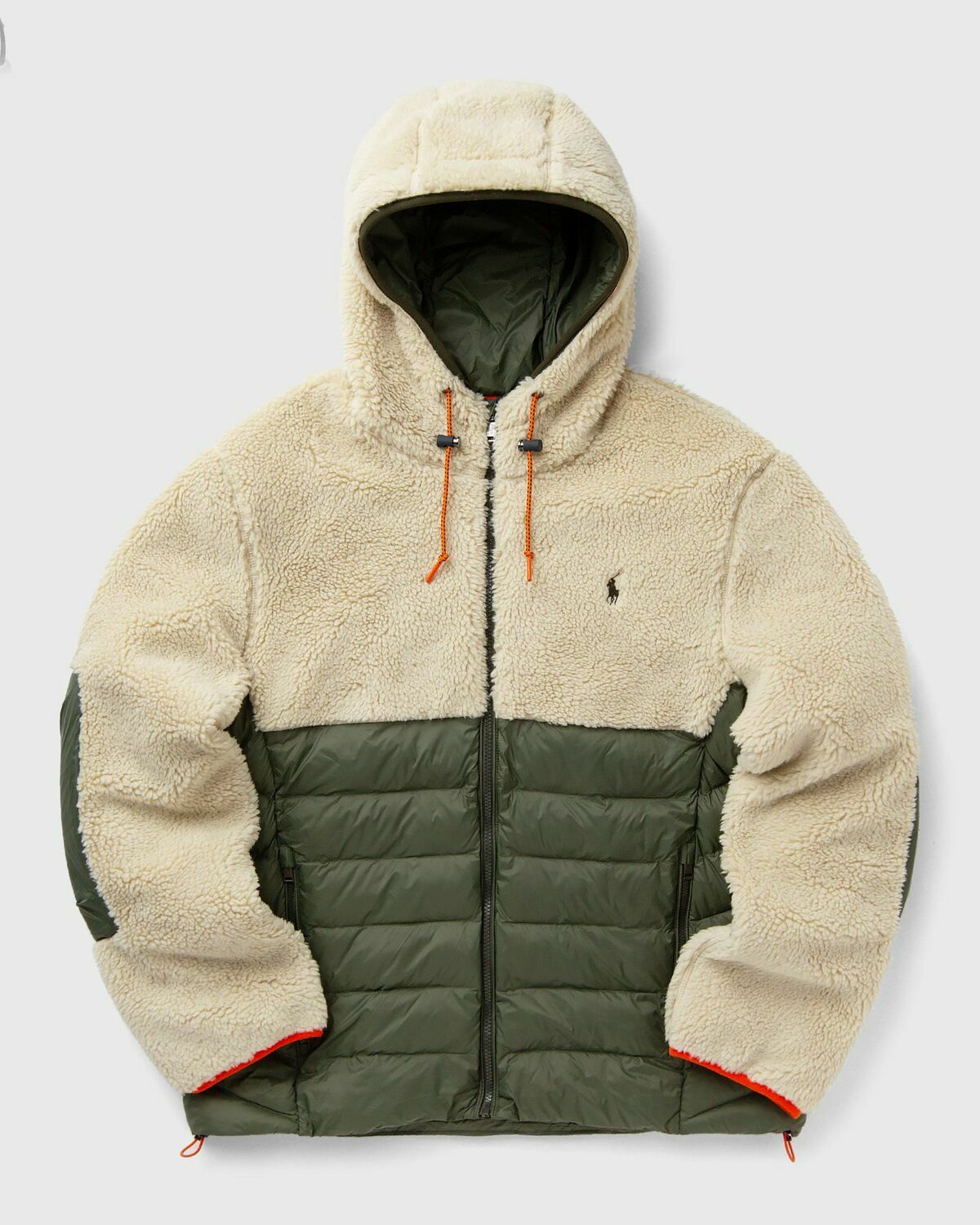 Polo Ralph Lauren Terra Hd Jacket Insulated Bomber Green/Beige Down ...