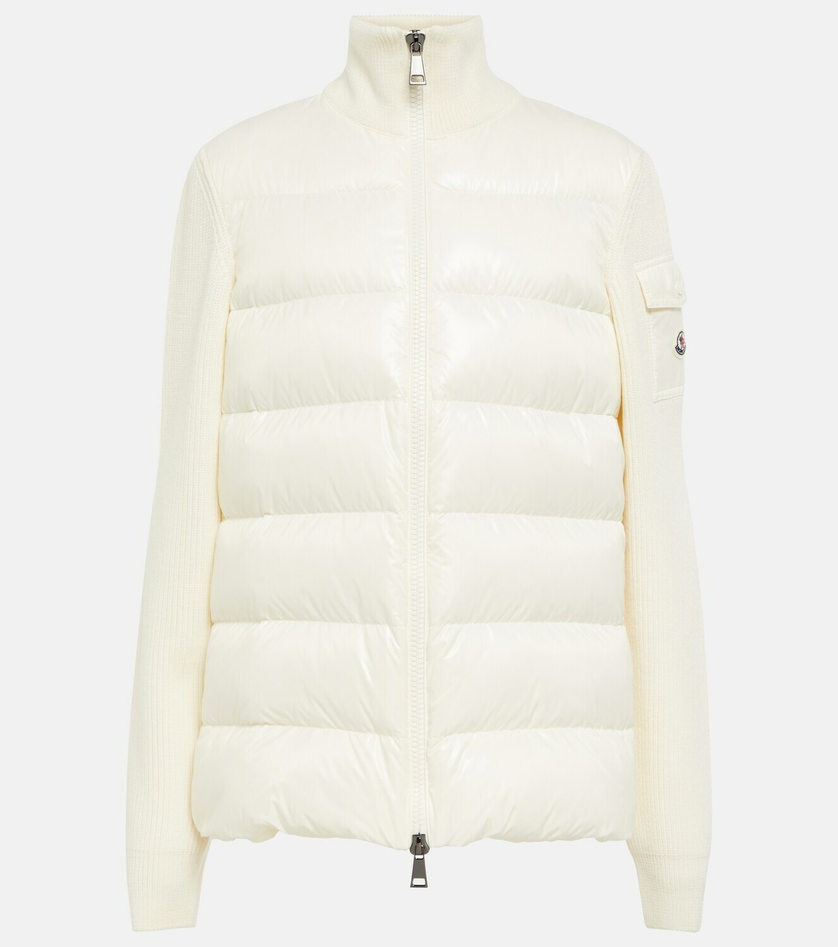 Moncler - Down-paneled virgin wool jacket Moncler