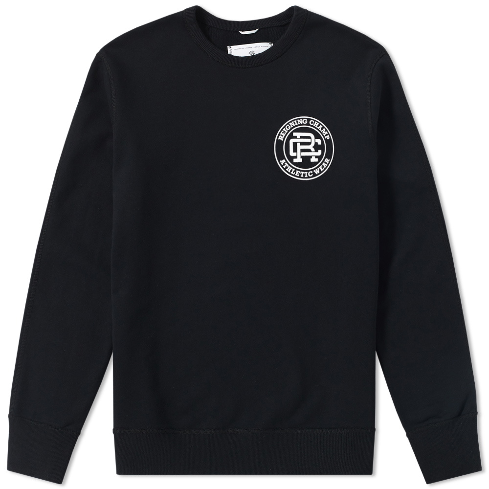 Reigning Champ Crest Logo Crewneck Reigning Champ