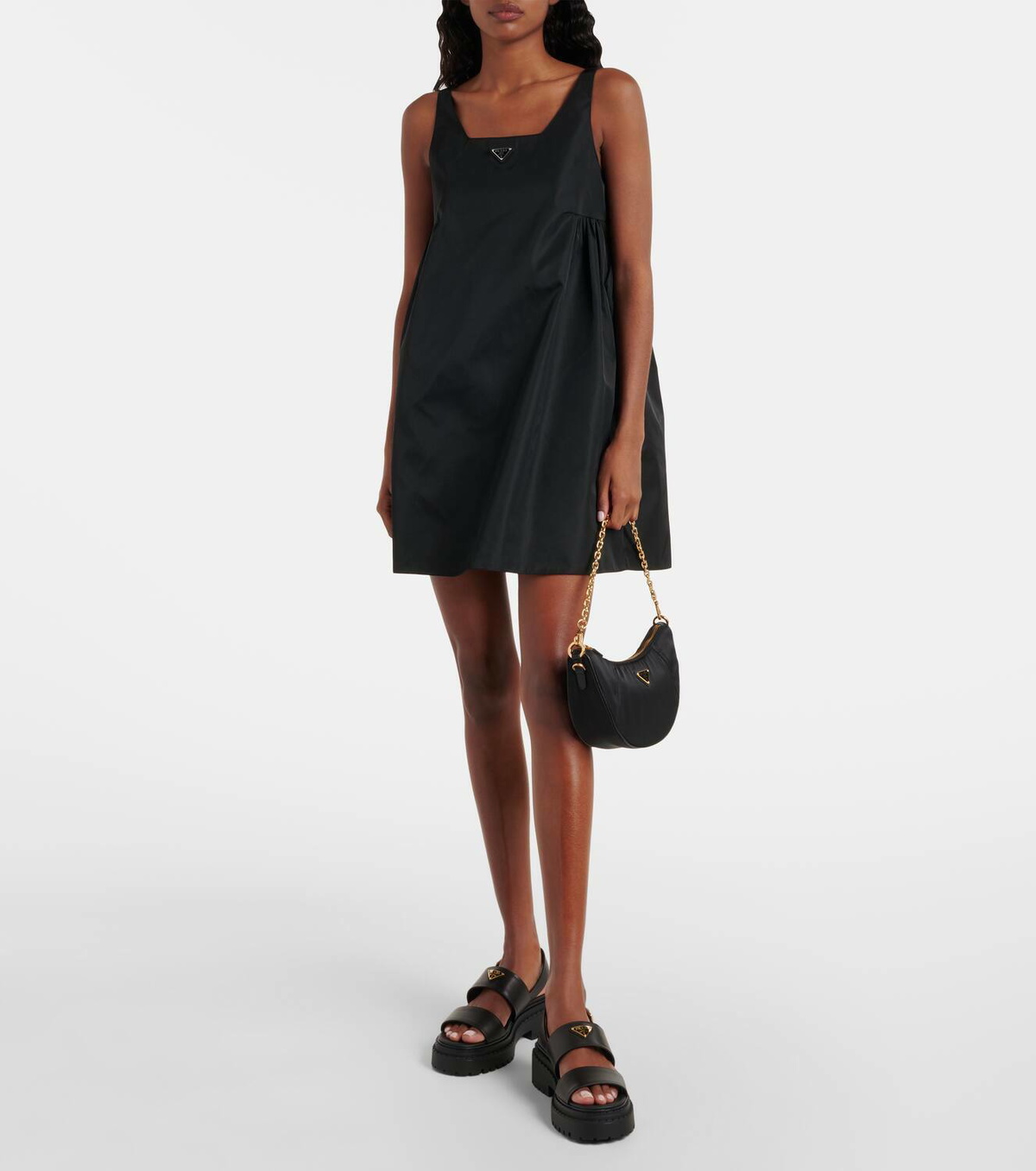 Prada Logo leather sandals Prada