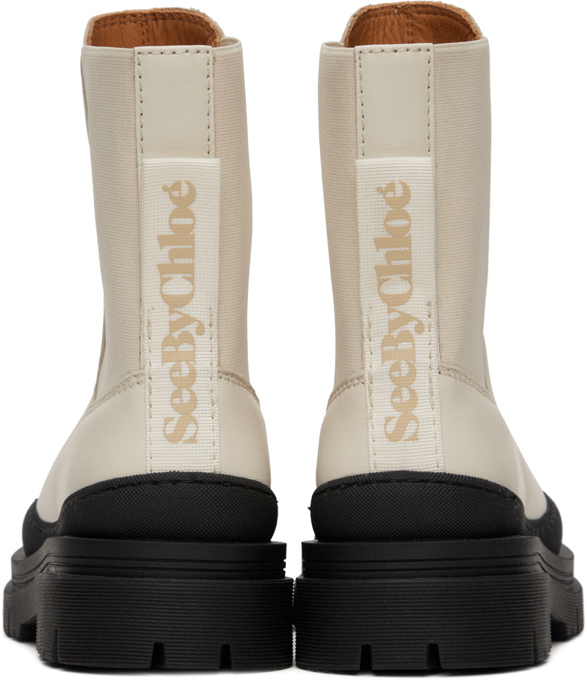 See by Chloé Off-White Alli Boots See by Chloe