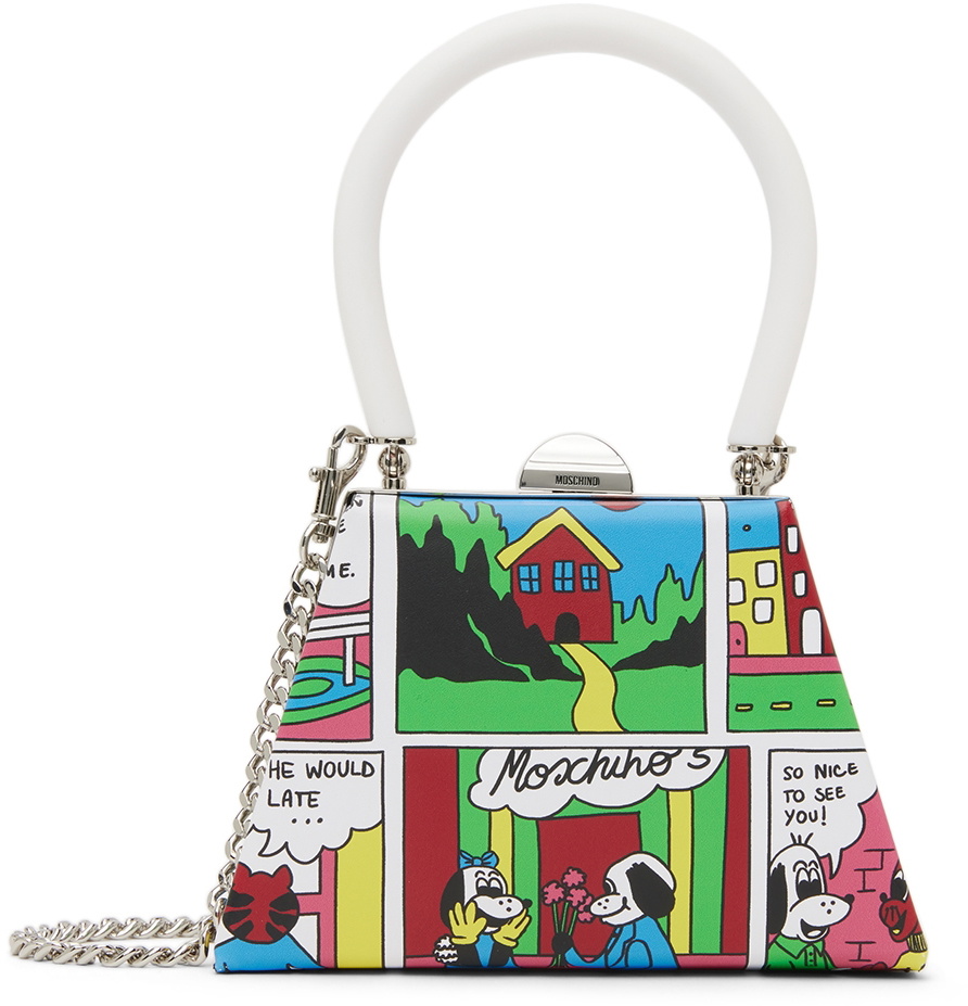 Moschino Multicolor Comic Frame Bag Moschino