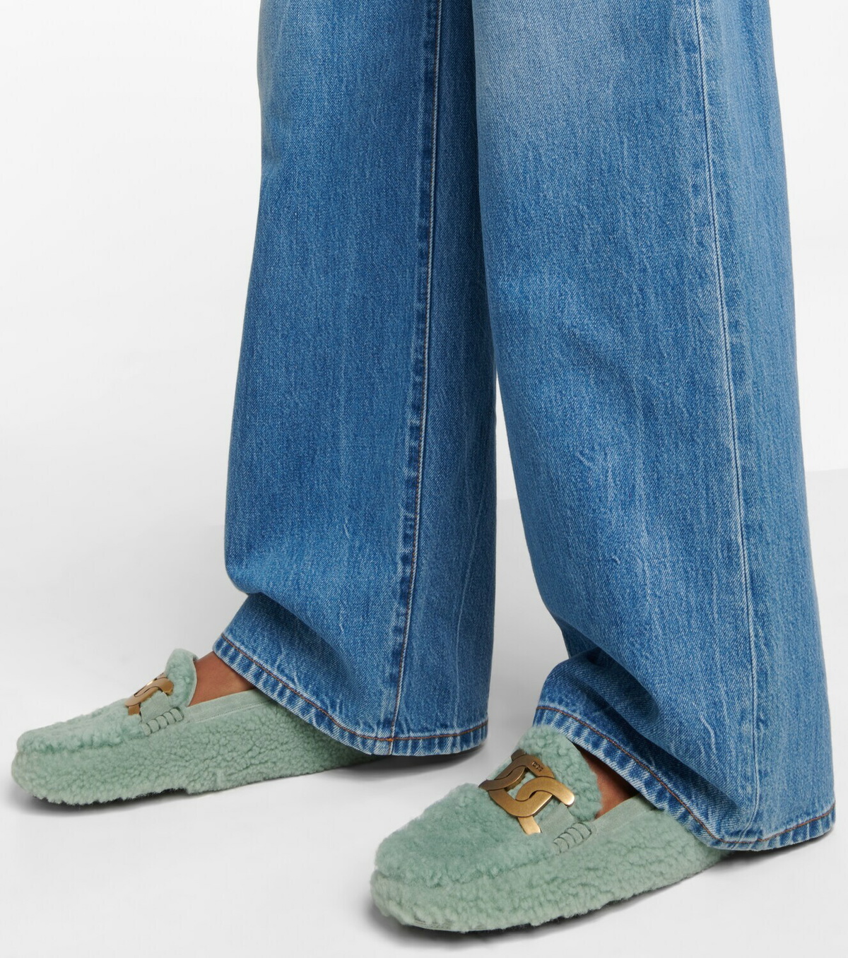 Tod's - Gommino shearling loafers Tod's