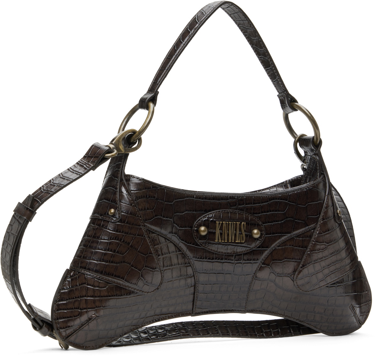 KNWLS Brown Razr Bag KNWLS