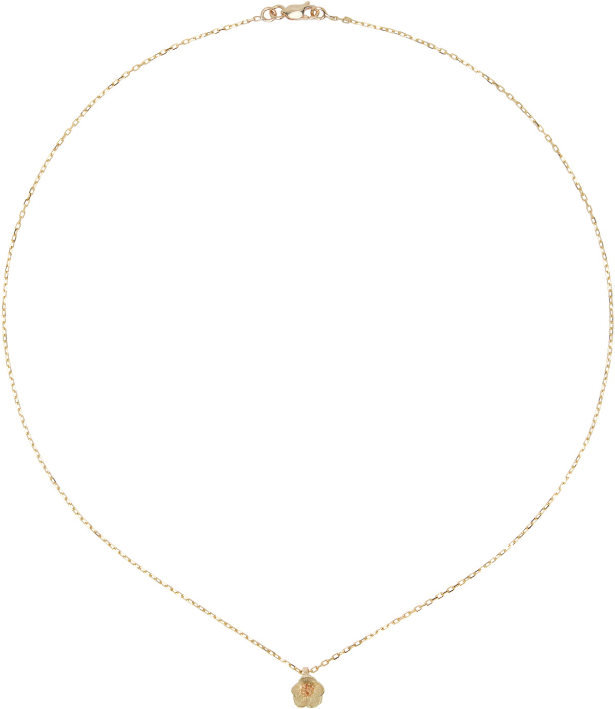 Bernard James Gold FLORA Hellebore Necklace Bernard James