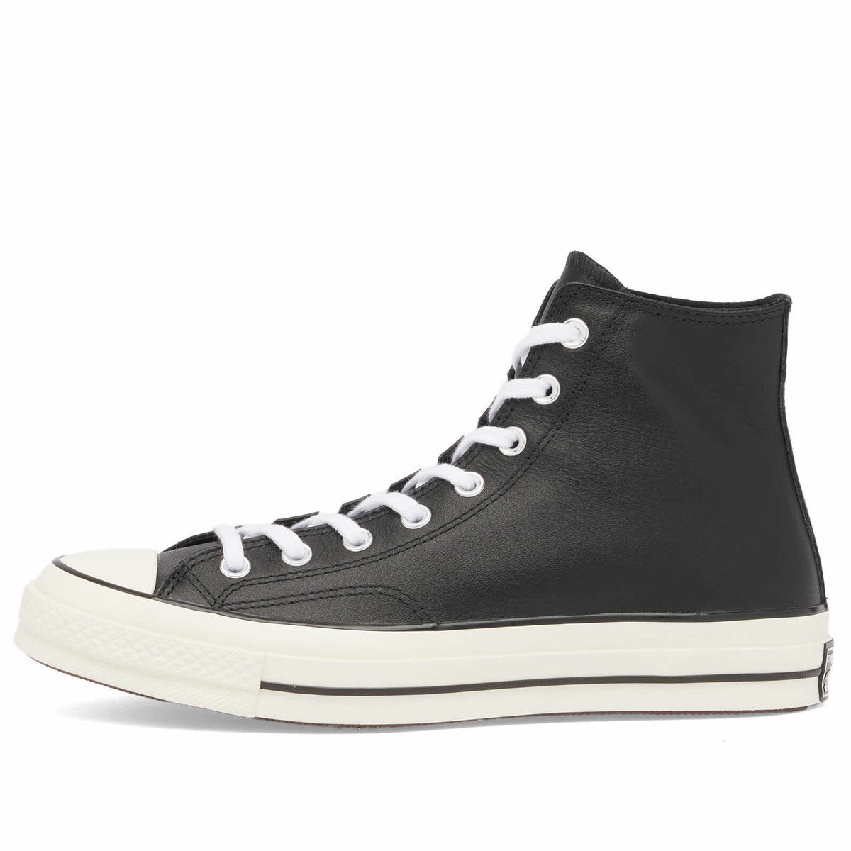 Converse Chuck Taylor 1970s Hi Leather Sneaker in Black/White/Egret ...