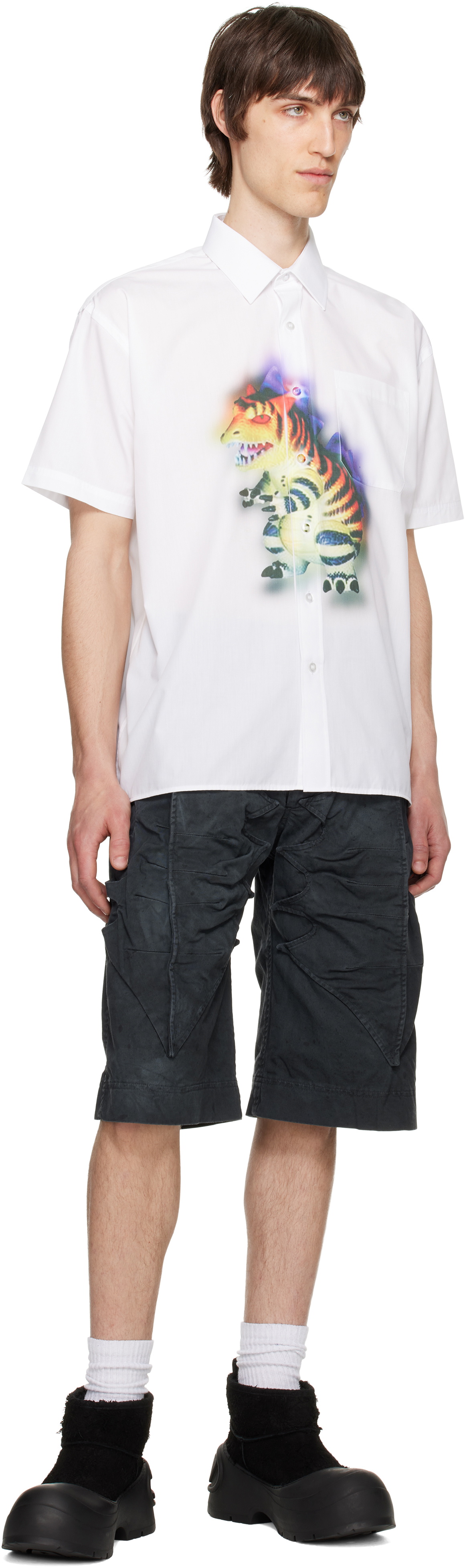 YAKU SSENSE Exclusive White Chapter 4 Shirt YAKU