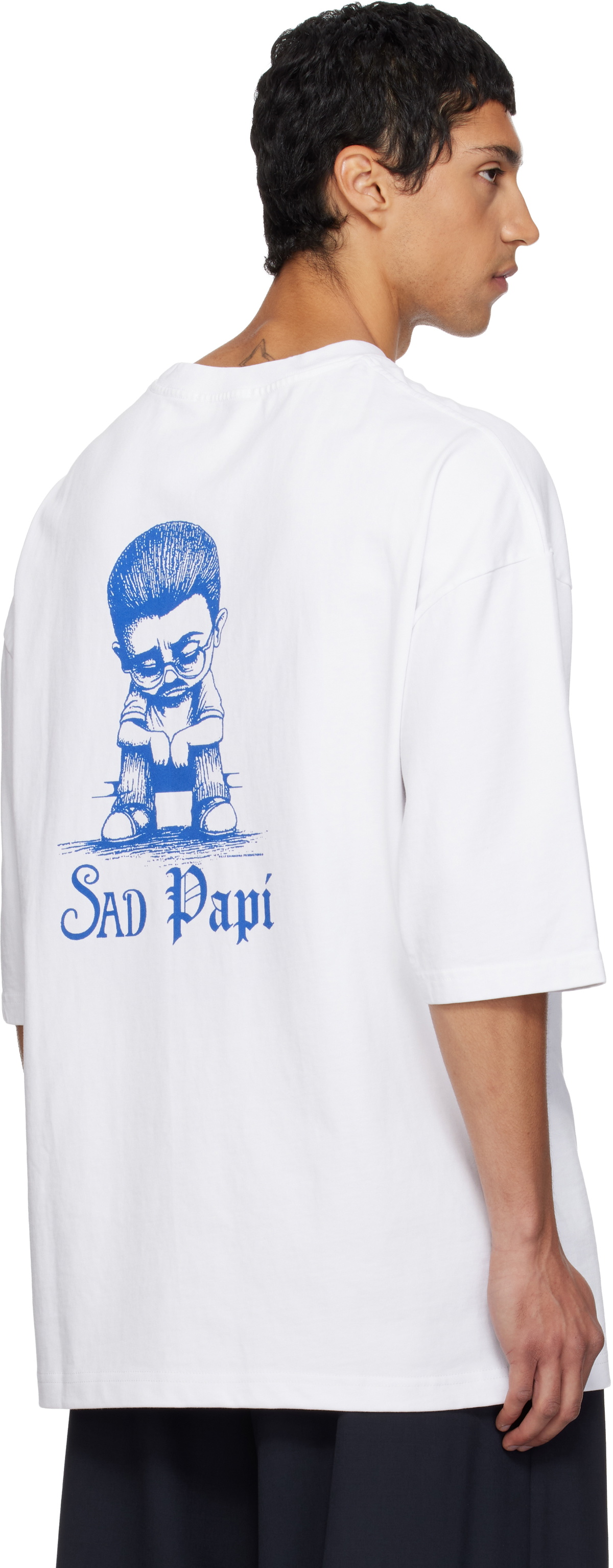WILLY CHAVARRIA White Precious 'Sad Papi' Northsider T-shirt Willy ...