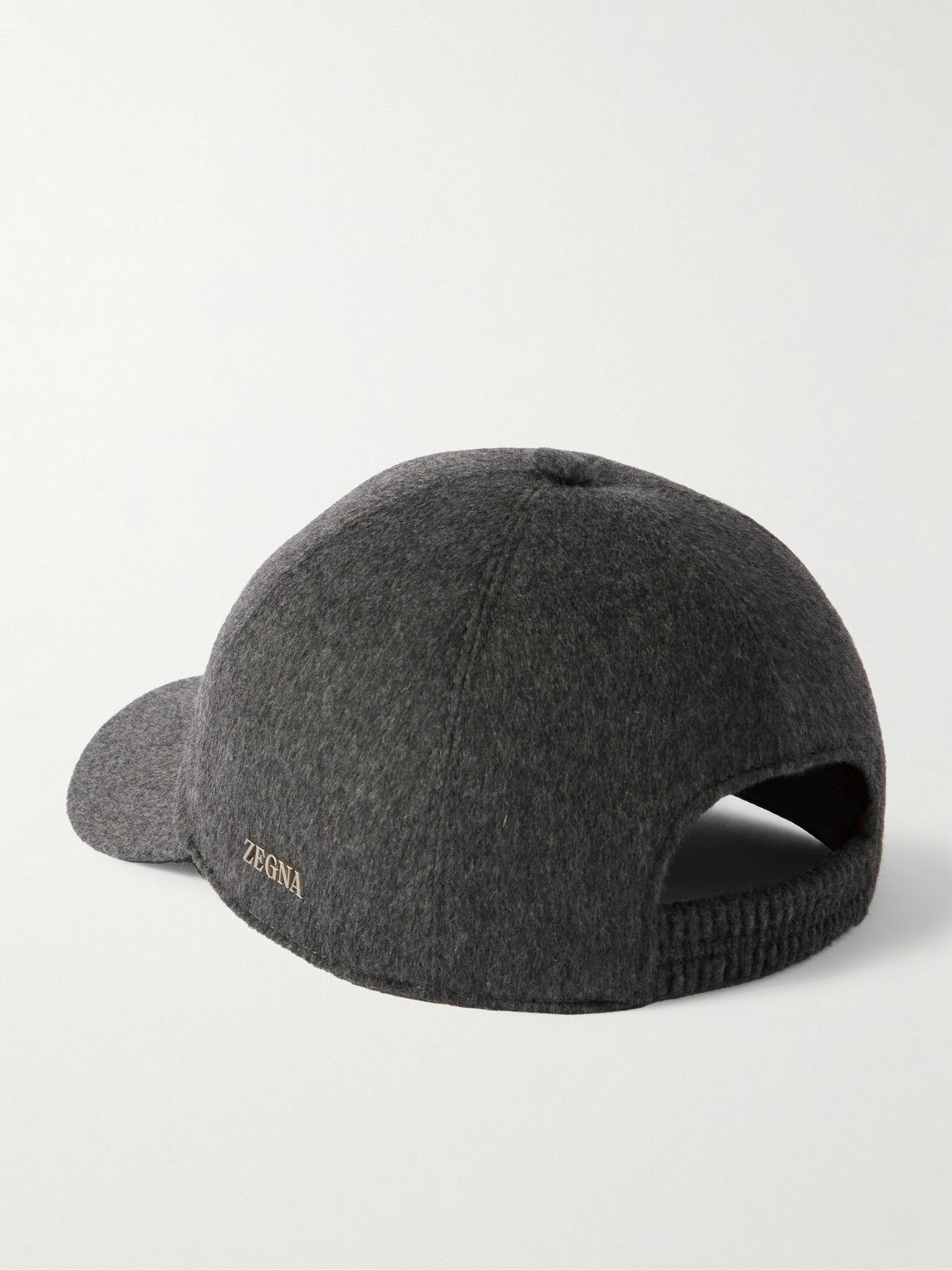 Zegna - Logo-Appliquéd Oasi Cashmere Baseball Cap - Gray Zegna