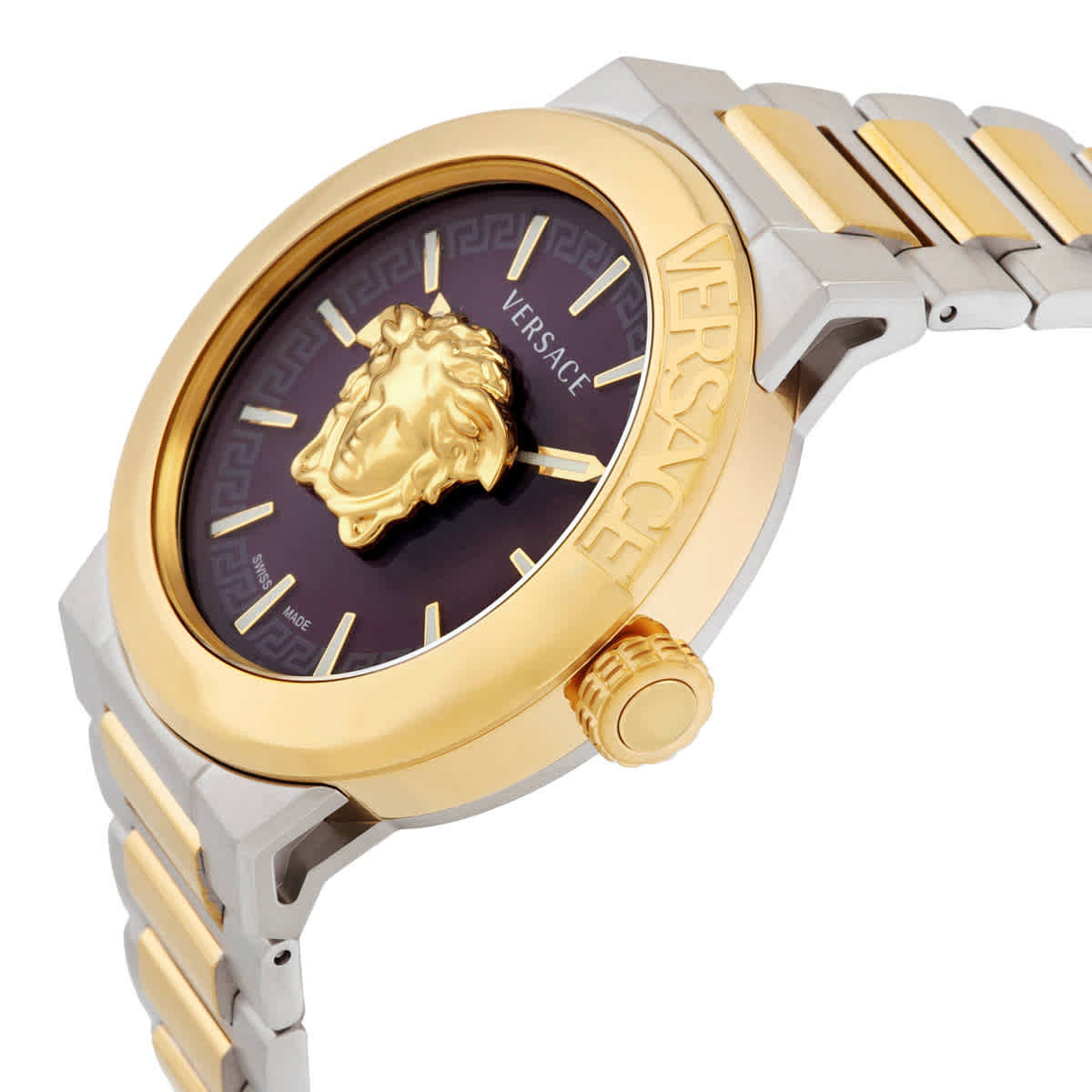 Versace Medusa Infinite Quartz Red Dial Mens Watch VE7E00523 Versace
