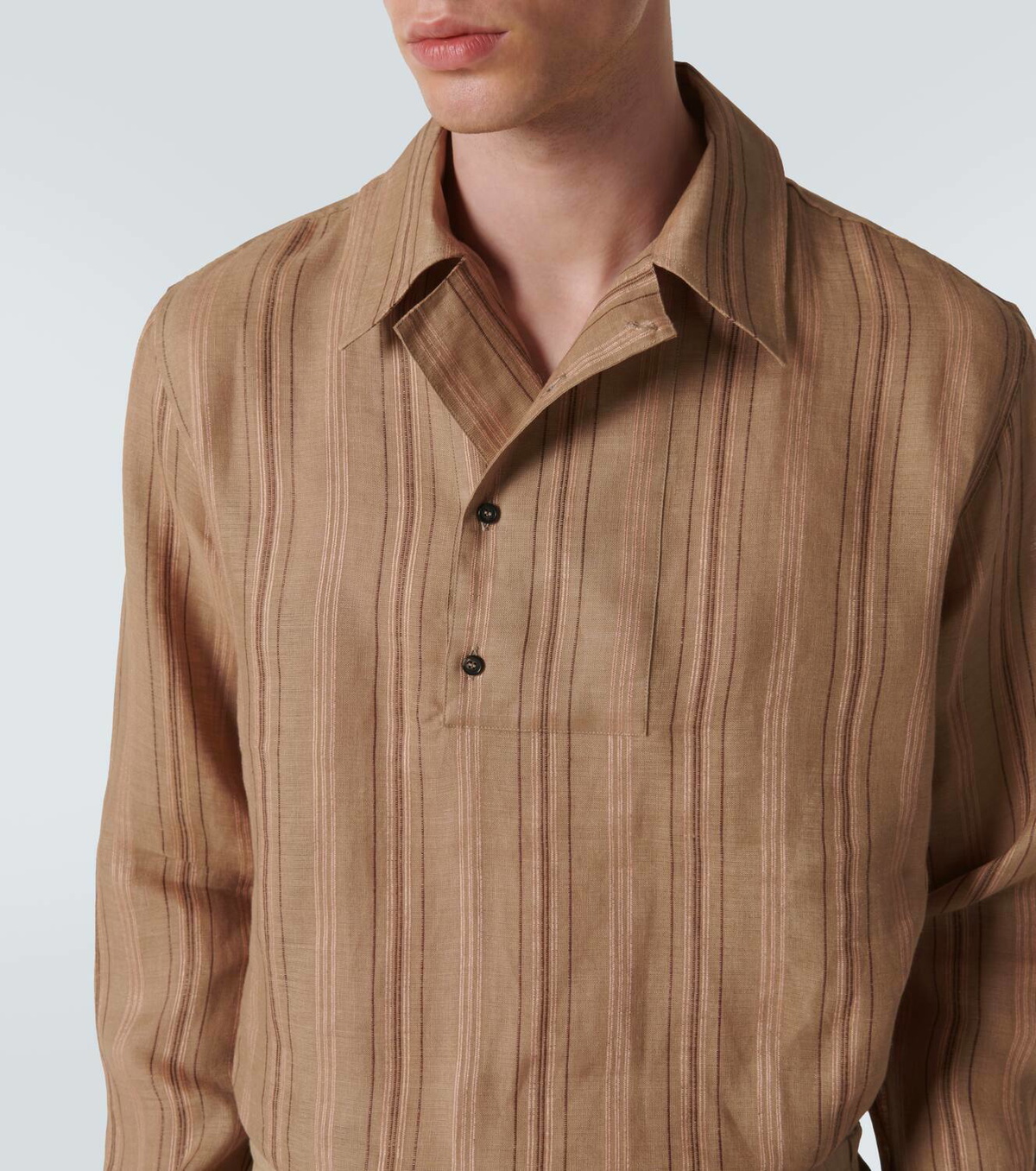 Loro Piana Shinano linen polo shirt Loro Piana