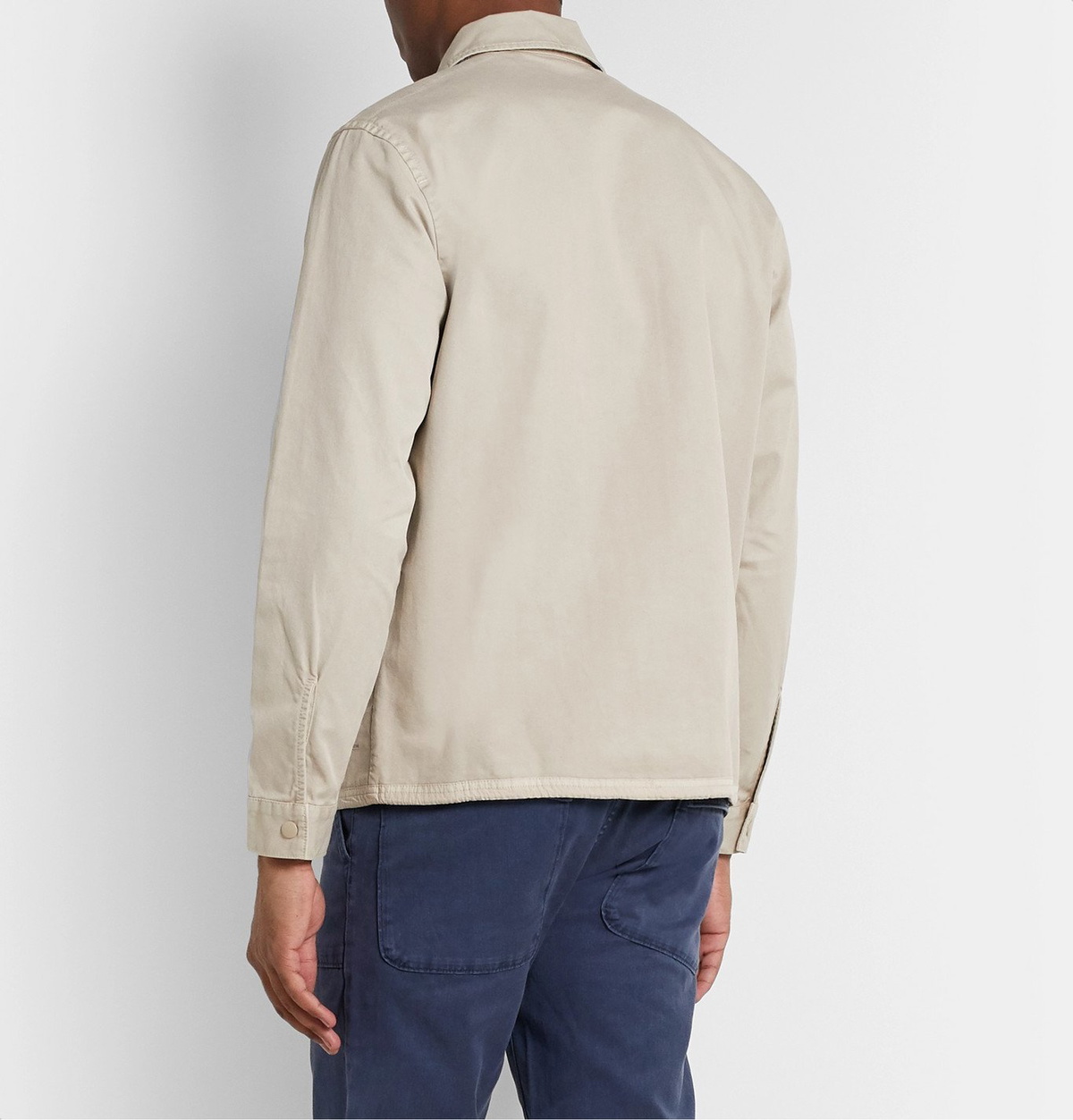 Outerknown - Logo-Appliquéd Organic Cotton-Twill Jacket - Neutrals ...